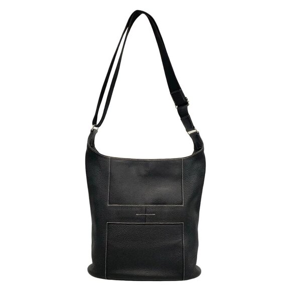 Hermes | Bags | Auth Hermes Good News Gm Black Taurillon Clemence ...